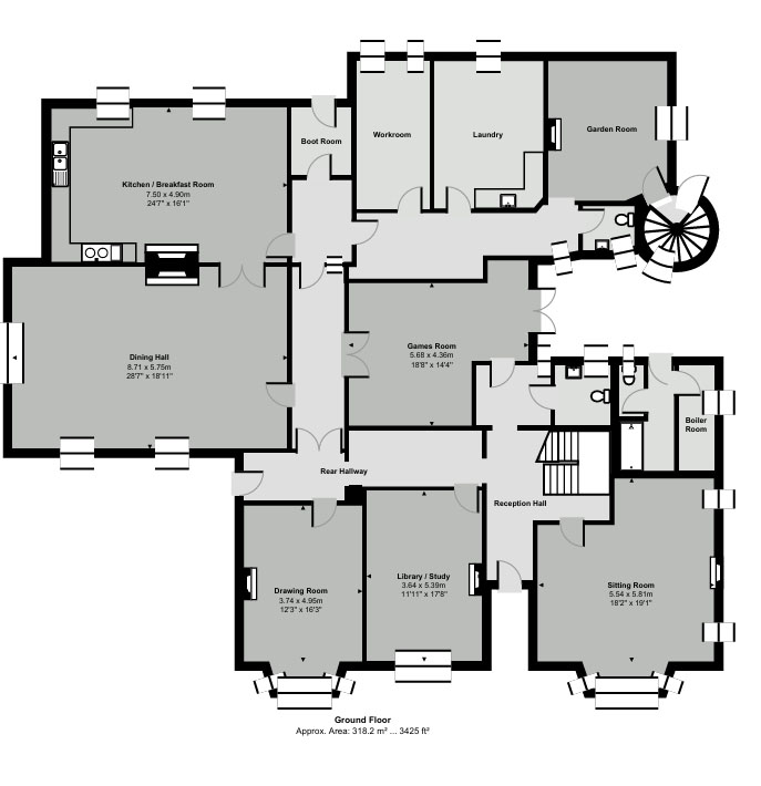 Maryfield House 7-Bedroom House, Torpoint, Cornwall - * Outdoor ...